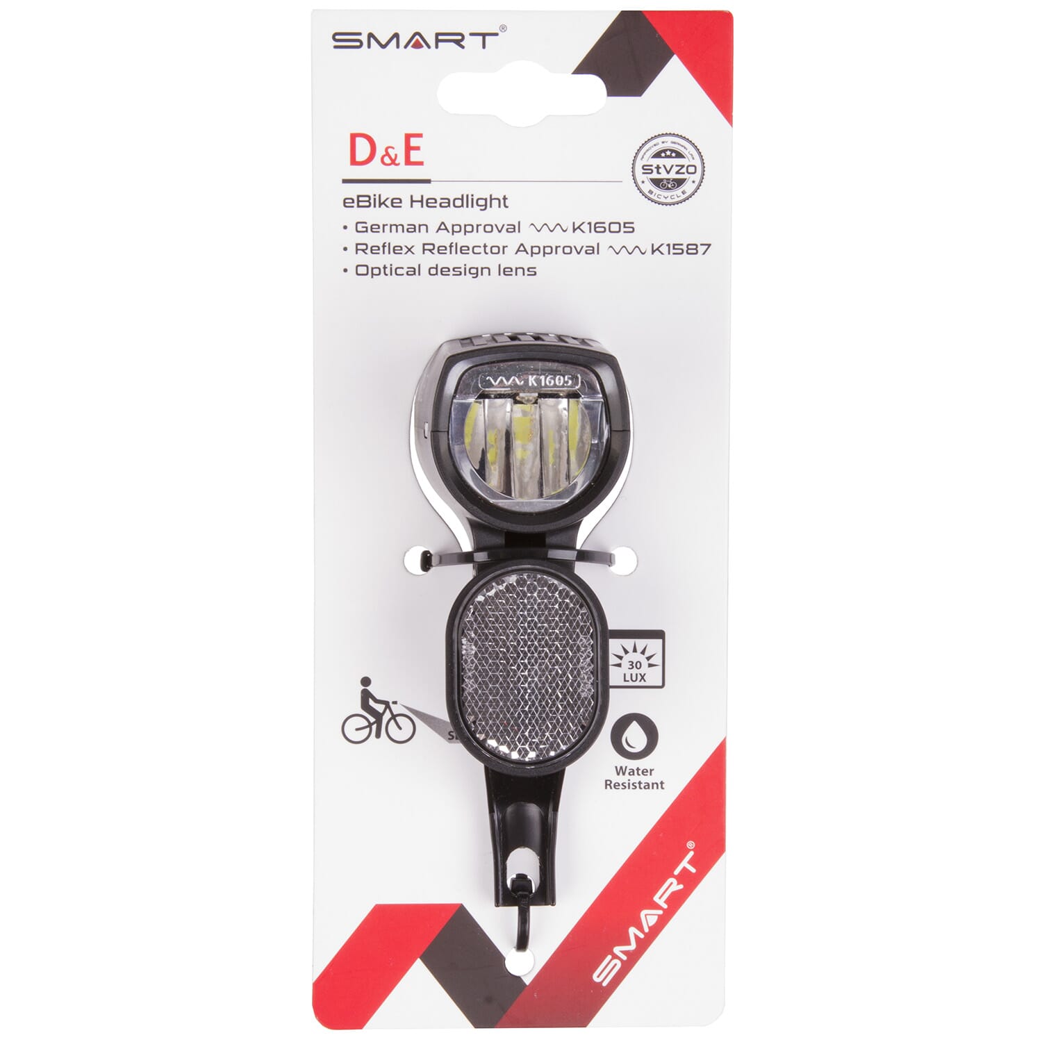 Forlykt Smart D&E EL SYKKEL 6-48V 90 LUMEN - SYKKELCENTERET AS
