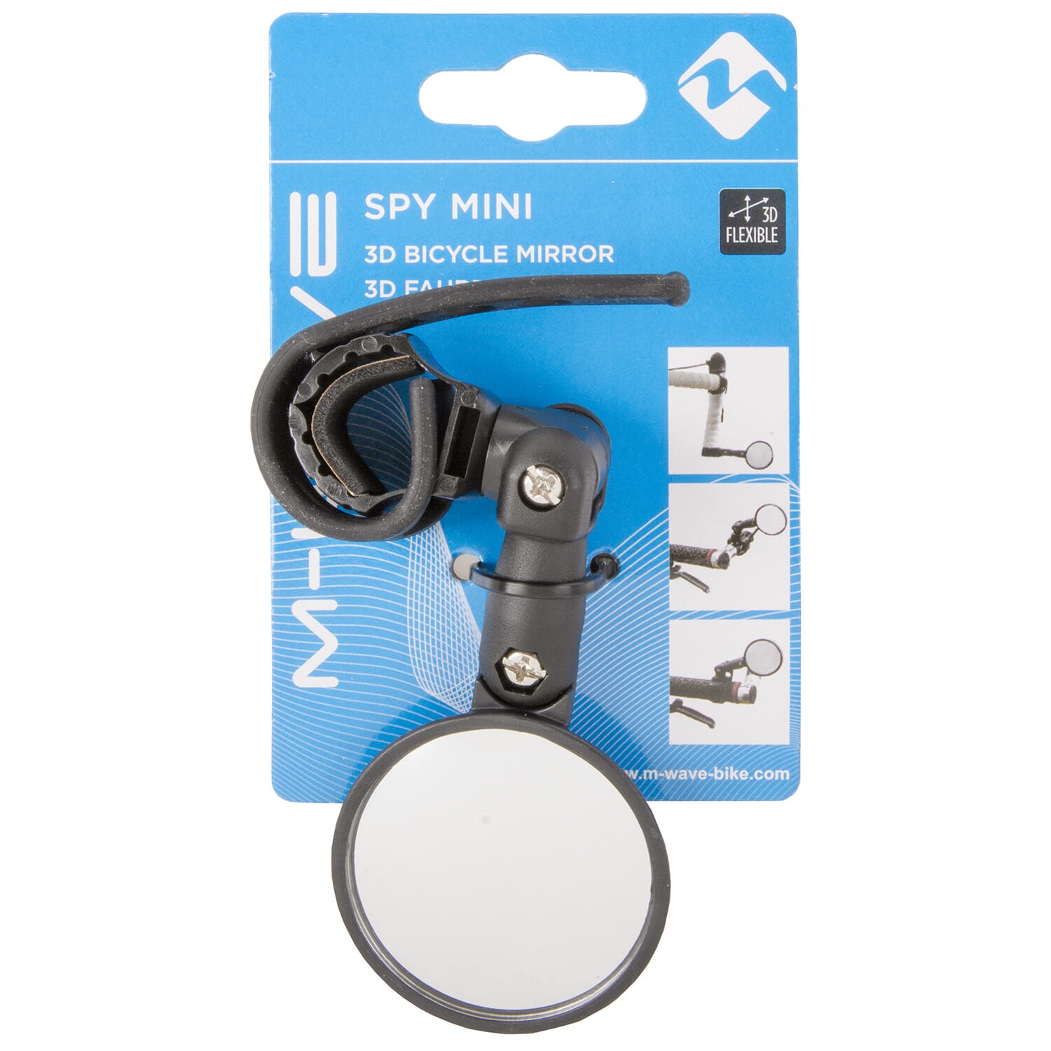 M-WAVE Speil Spy Mini 3D - SYKKELCENTERET AS