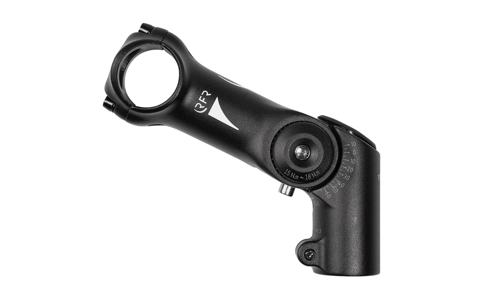 RFR raised Adjustable Stem MTB black 31,8 mm x 120 mm - SYKKELCENTERET AS