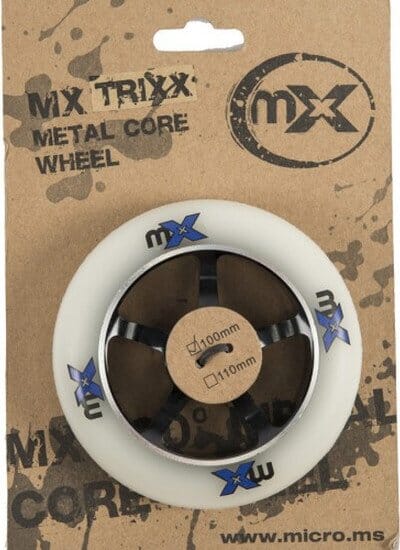 MICRO MX HJUL 100MM XT/MX PARK TRIXX METAL CORE MX1205 - SYKKELCENTERET AS