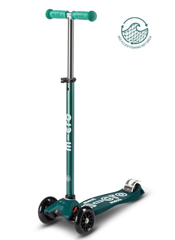 MICRO Sparkesykkel MAXI DELUXE ECO GRØNN - SYKKELCENTERET AS